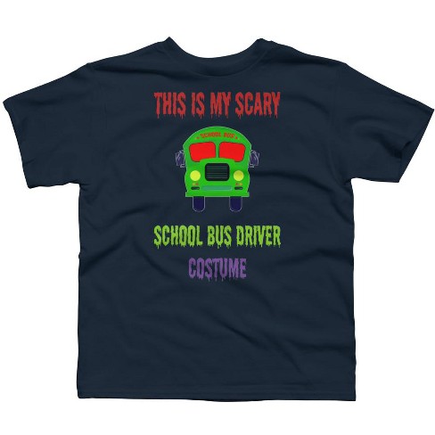 Boy's Design By Humans Halloween School Bus Driver Costume By ...