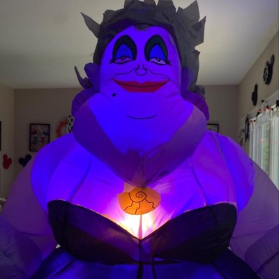 Gemmy Animated Projection Airblown Inflatable Ursula Disney, 6 Ft Tall ...
