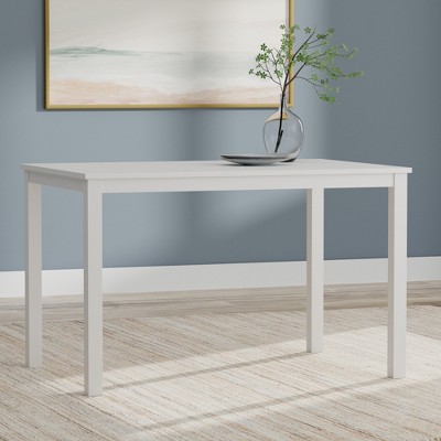 Glenwillow Home 48" Rectangular Solid Wood Dining Table In White : Target