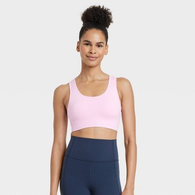 Women's Seamless Medium Support Racerback Sports Bra - All In Motion ...