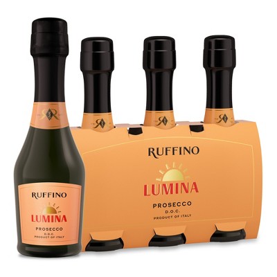 Ruffino Glera Prosecco Doc Italian White Sparkling Wine - 3pk/187ml ...