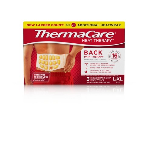 Thermacare Lower Back/hip Heatwrap - 3ct : Target