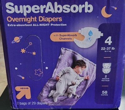 Disposable Overnight Diapers Giant Pack - Size 6 - 42ct - Up & Up™ : Target
