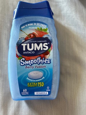Tums Smoothies Antacids - Assorted Fruit - 12ct : Target