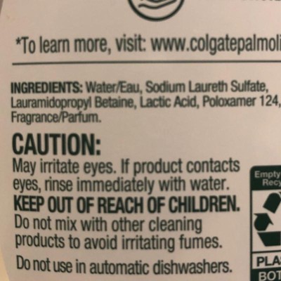 Palmolive Ultra Pure + Clear Liquid Dish Soap : Target