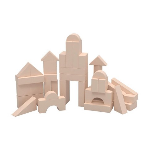 Kaplan Early Learning Jumbo Foam Blocks - Natural - 36 Pieces : Target