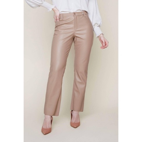 Women's Faux Leather Pant - Renuar 12 : Target
