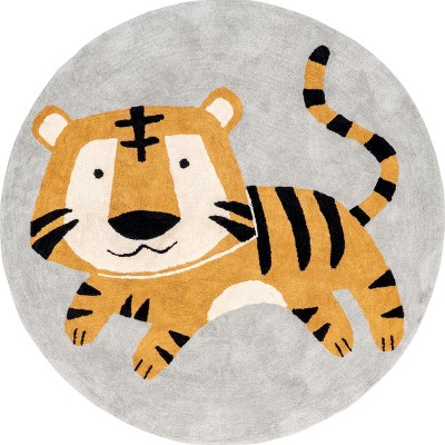 Unique Loom 6' 1 X 9' 0 Solid Shag Tiger Orange Area Rug : Target