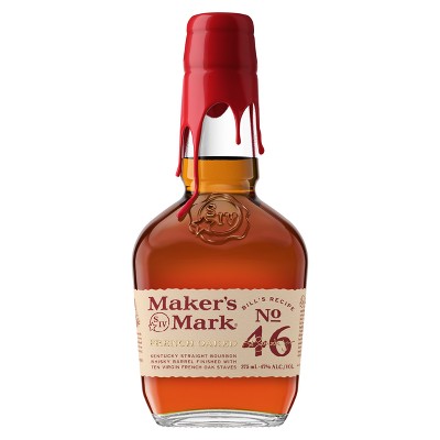 Maker's Mark 46 Bourbon Whiskey - 375ml Bottle : Target