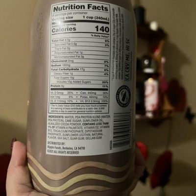 Ripple Dairy-free Chocolate Milk - 48 Fl Oz : Target