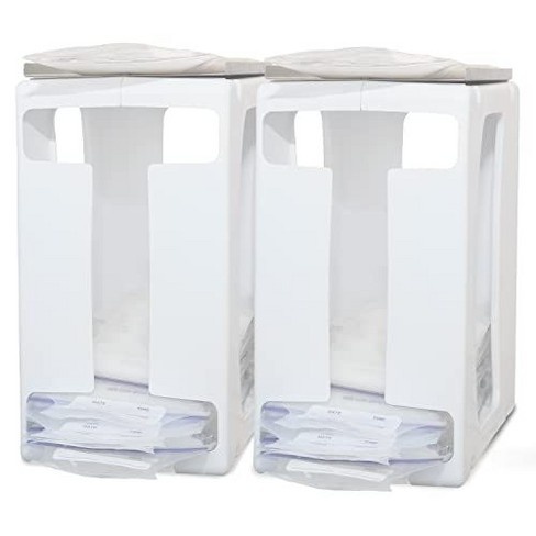 Nurse And Nourish 2 Pack Breast Milk Storage Tower - Organizer For Milk ...