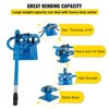 VEVOR YP-9 Manual Bender, 1” - 2“ Capacity Solid Round Square Bar Metal ...