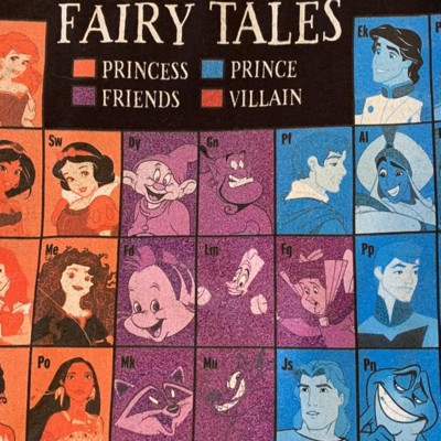 Girl's Disney Princesses Periodic Table T-shirt : Target