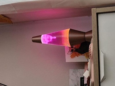 14.5" Lava Lamp Rose Gold - Lava: Electric Wax Motion Light For All ...