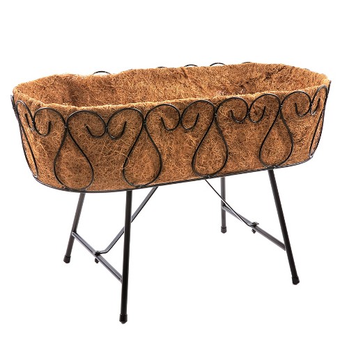 The Lakeside Collection Coir Planter - Coconut Coir Outdoor Planter For ...