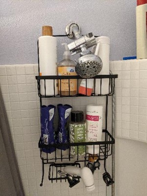 Bathroom Shower Caddy Black - Made By Design™ : Target