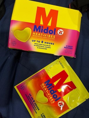 Midol Heat Vibes Menstrual Pain Relief Heat Patches For Menstrual ...