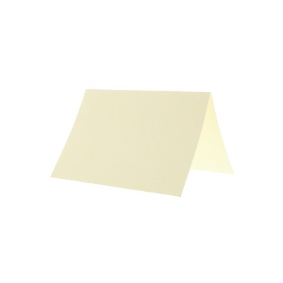 Jam Paper Smooth Formal Notecards Ivory Linen 309877 : Target