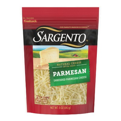 Sargento Natural Parmesan Shredded Cheese - 5oz : Target