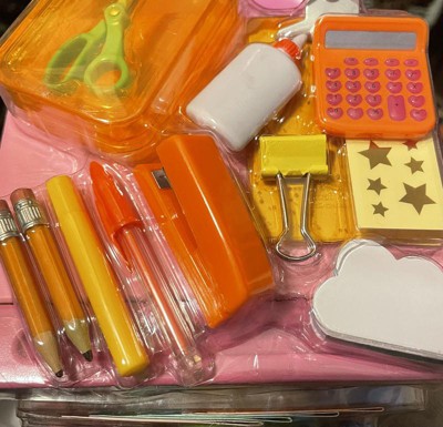 Our Generation Flying Colors School Desk & Supplies Accessory Set For ...