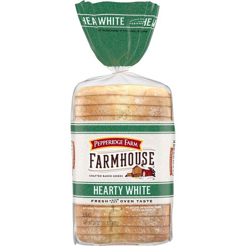 Pepperidge Farm Farmhouse Hearty White Bread - 24oz : Target