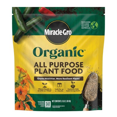 Miracle-gro Organics Plant Food Granules Fertilizer 3lbs : Target