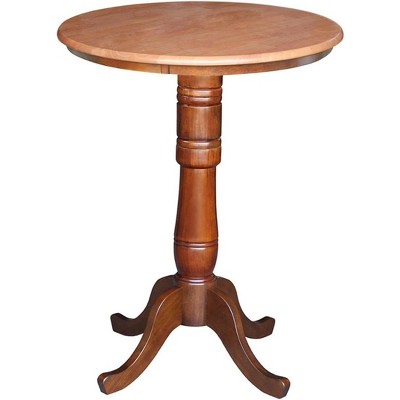International Concepts 30 Inches Round Top Pedestal Table - 40.9 ...