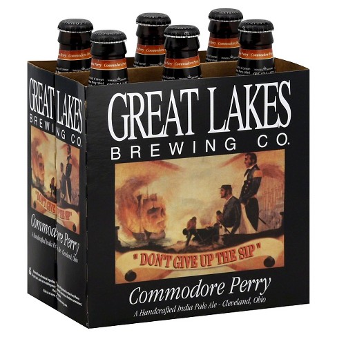 Great Lakes Commodore Perry IPA Beer - 6pk/12 Fl Oz Bottles : Target