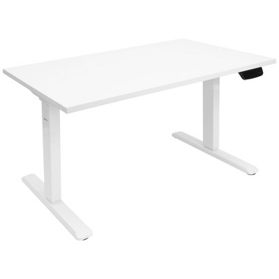 Element Sit-stand Height Adjustable Desk White/cherry - Studio Designs ...