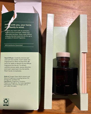 Liquid Reed Diffuser - Citrus & Basil - 2 Fl Oz - Everspring™ : Target
