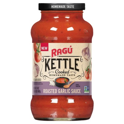 Ragu Kettle Cooked Roasted Garlic Pasta Sauce - 24oz : Target