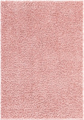 Unique Loom 2' 2 X 3' 0 Davos Shag Dusty Rose Area Rug : Target