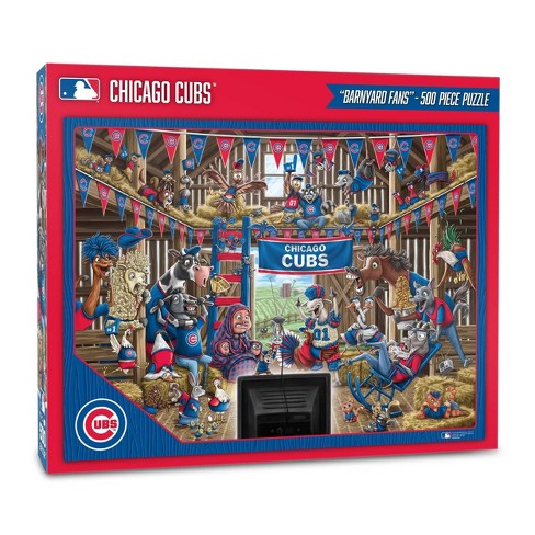 Mlb Chicago Cubs Barnyard Fans Puzzle - 500pc : Target