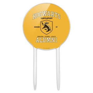 Harry Potter Hogwarts Hufflepuff Alumni Acrylic Cake Topper Party ...