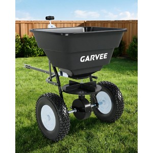 Tow-Behind Broadcast Spreader, Pull Behind Lawn Fertilizer Spreader ...