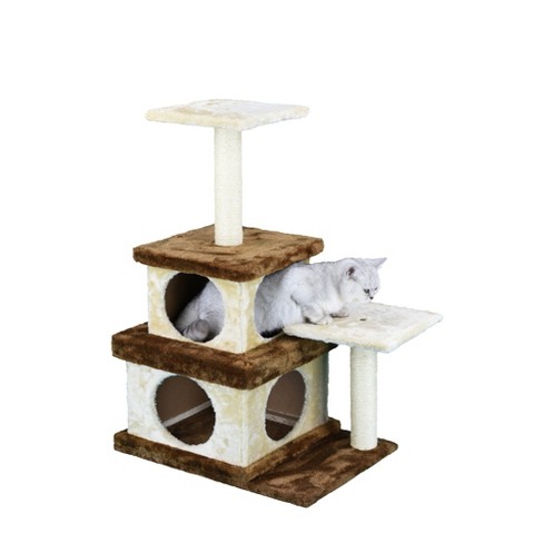 Homessity 32" Economical Cat Tree House Hc-005 - Beige/brown : Target