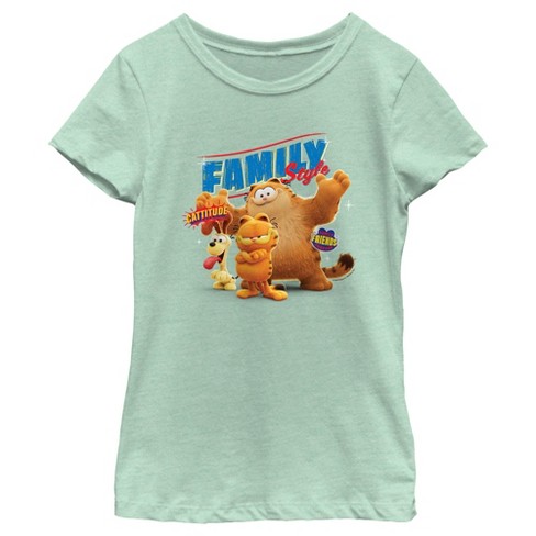 Girl's The Garfield Movie Family Style T-shirt : Target