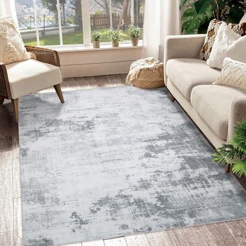 Area Rug Abstract Rug Distressed Mat Throw Floor Carpet For Bedroom ...