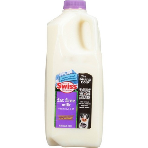 Swiss Premium Fat-free Skim Milk - 0.5gal : Target