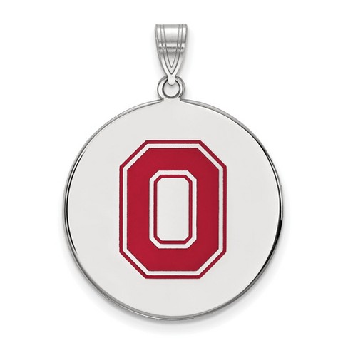 Black Bow Jewelry Sterling Silver Ohio State Buckeyes Ncaa Extra Large ...