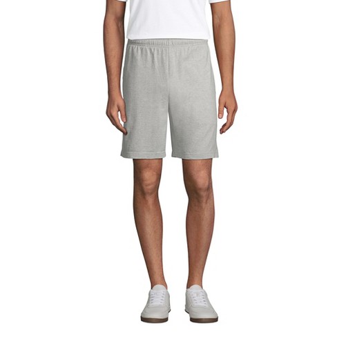 Lands' End Men's Jersey Knit Shorts - Medium - Gray Heather : Target