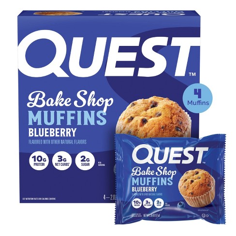 Quest Nutrition Bake Shop Muffin - Blueberry - 4ct : Target