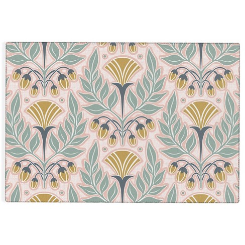 Heather Dutton La Floraison Blush Pink 8' X 12' Outdoor Rug - Deny ...
