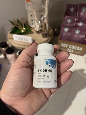 Thorne 5-mthf 1mg - Methylfolate (active B9 Folate) Supplement ...