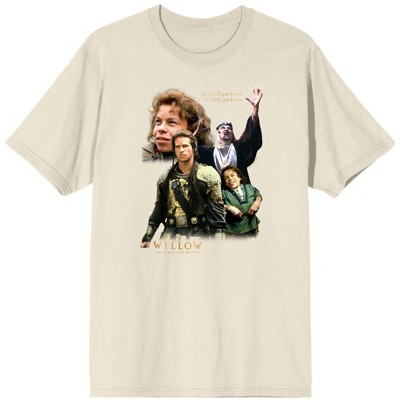 Willow The Magic Lies Within Poster Art Men's Natural Crew Neck Short ...