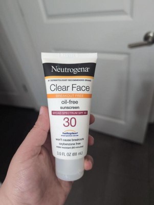 Neutrogena Clear Face Liquid Sunscreen Lotion - 3 Fl Oz : Target
