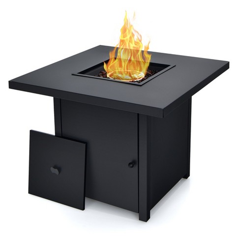 Costway 32'' Patio Fire Pit Table Propane Heater 40,000 Btu W/csa ...