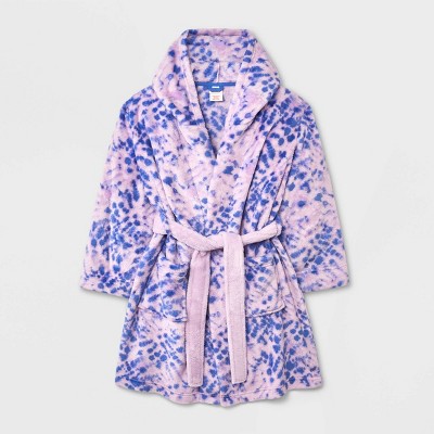 Leveret Kids Shawl Collar Fleece Robe Green 8 Year : Target