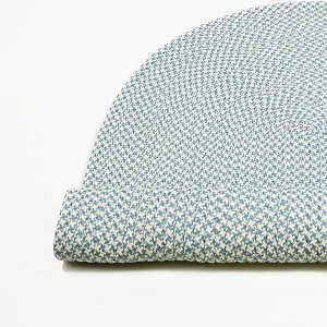 Colonial Mills Milton Houndstooth Tweed Braided Rug, Federal Blue 2' X ...