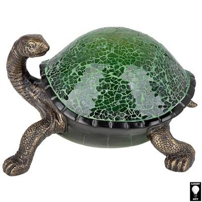 Design Toscano Nocturnal Turtle Mosaic Glass Illuminated Sculpture : Target